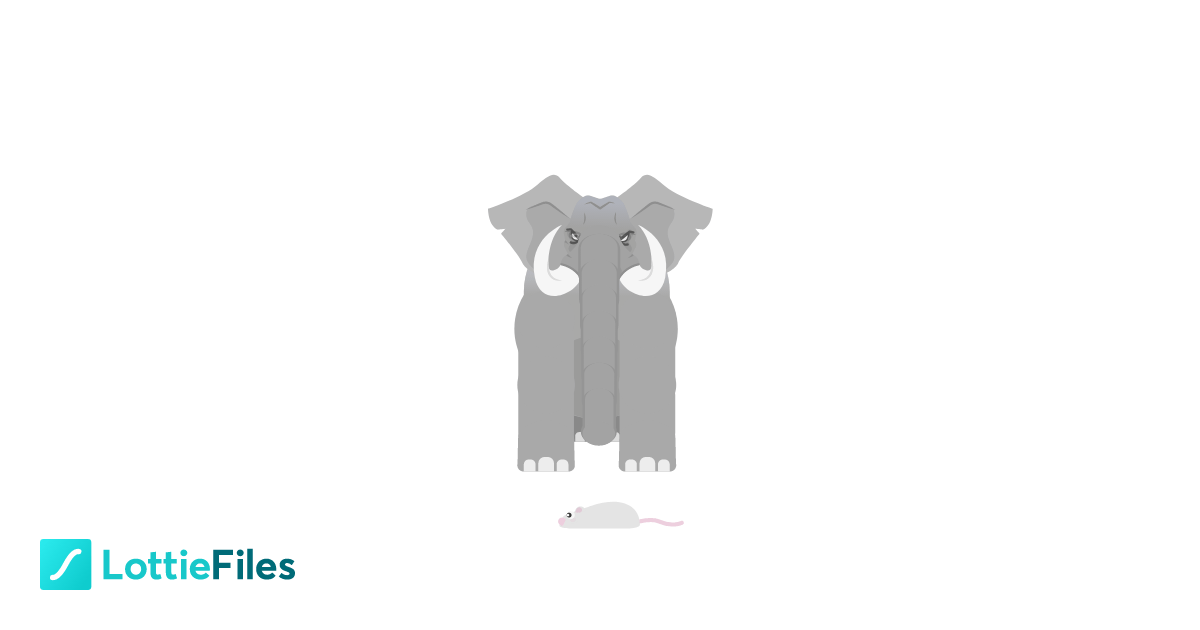 The Brave Elephant By Alberto Scialò Lottiefiles