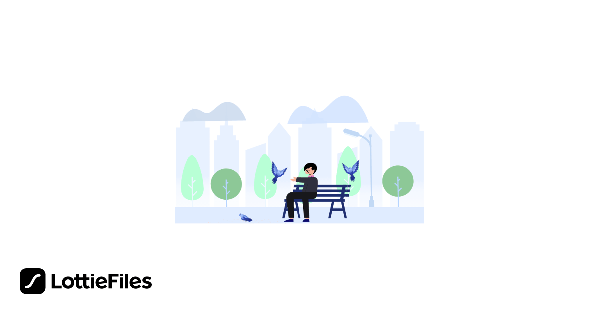 Free Sitting on bench Animation by Dev Ashish Deval | LottieFiles