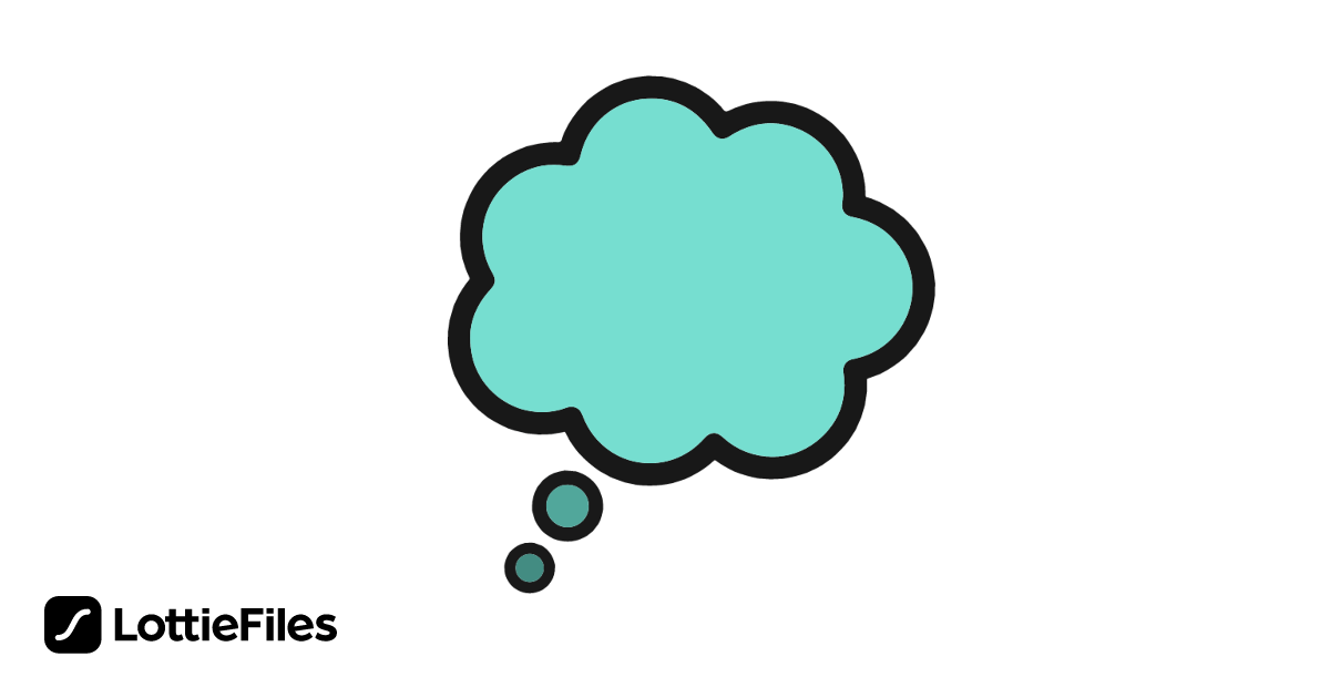Free Thought bubble Animation by Summer kc | LottieFiles