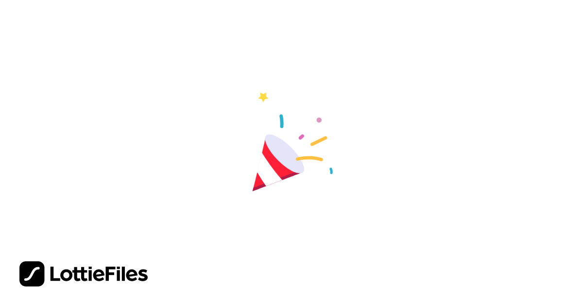 Free Confetti Pop Animation by Siddharth Chhajer | LottieFiles