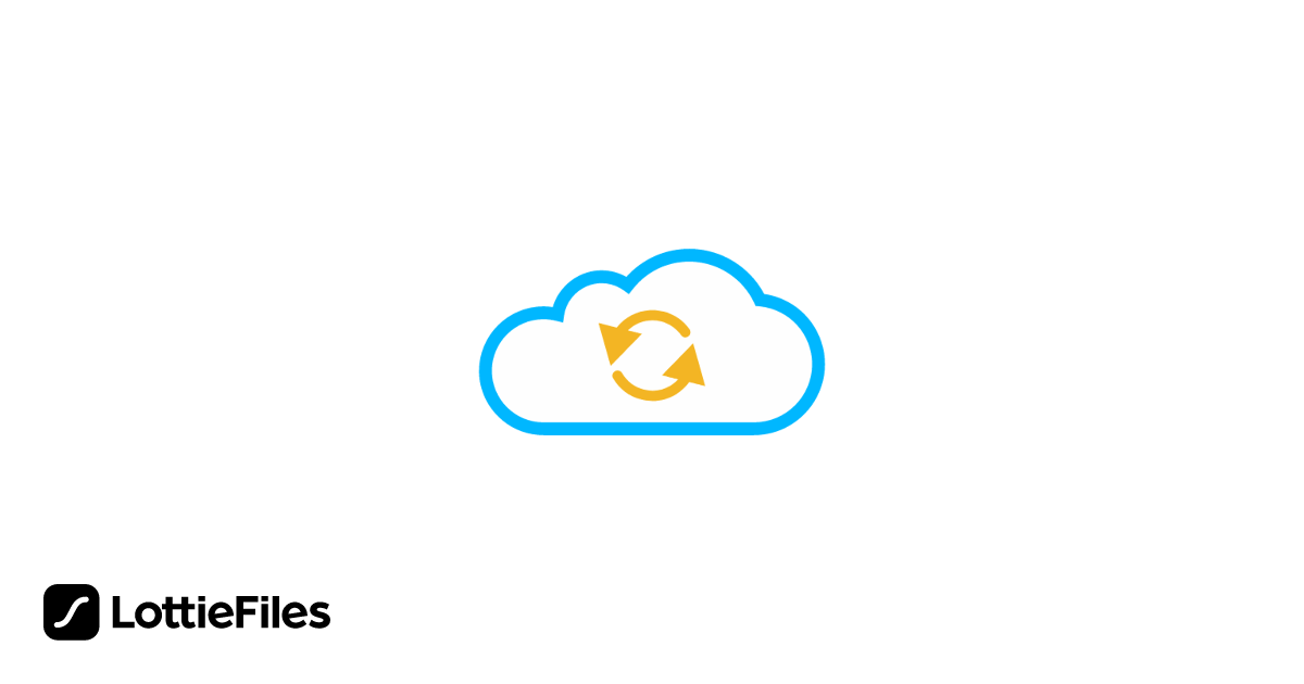 Free Cloud Sync Loading Loop Animation Animation by Splash Animation ...