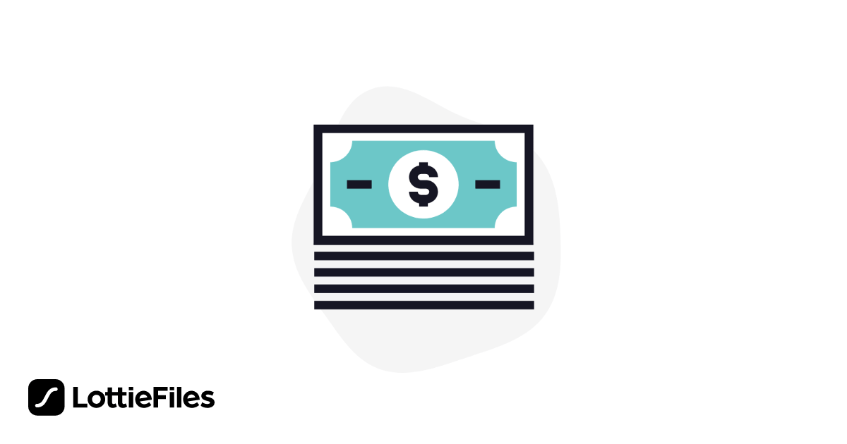 Free Money Stack Animation by Gabriela Magaña | LottieFiles