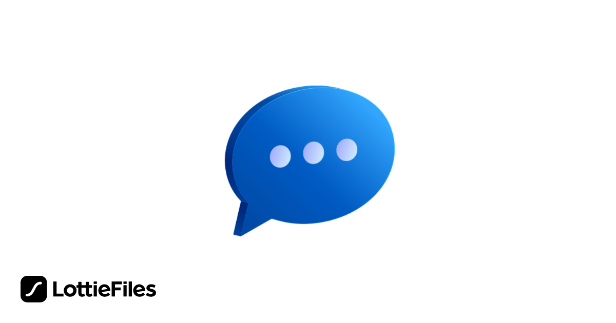 Free Bubble Chat Animation by Dani Fachrudien | LottieFiles