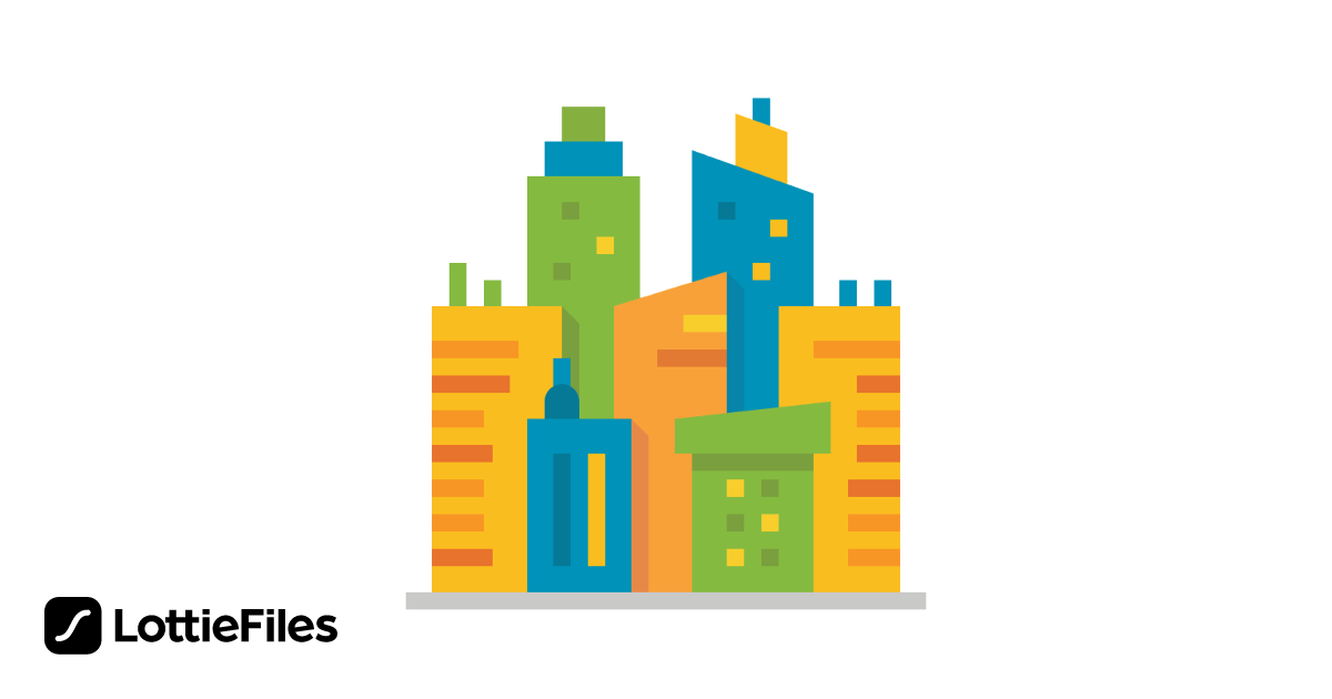 Free Buildings Going Up Animation by Brian Christensen | LottieFiles