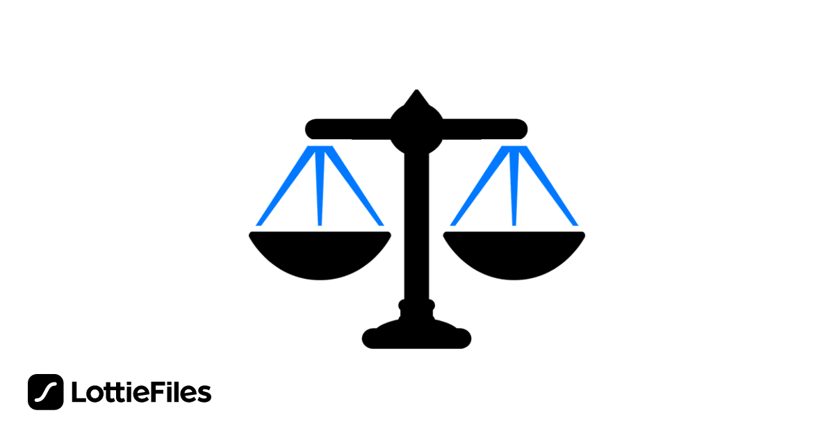Free Law Balance Animation by RBR Digital | LottieFiles