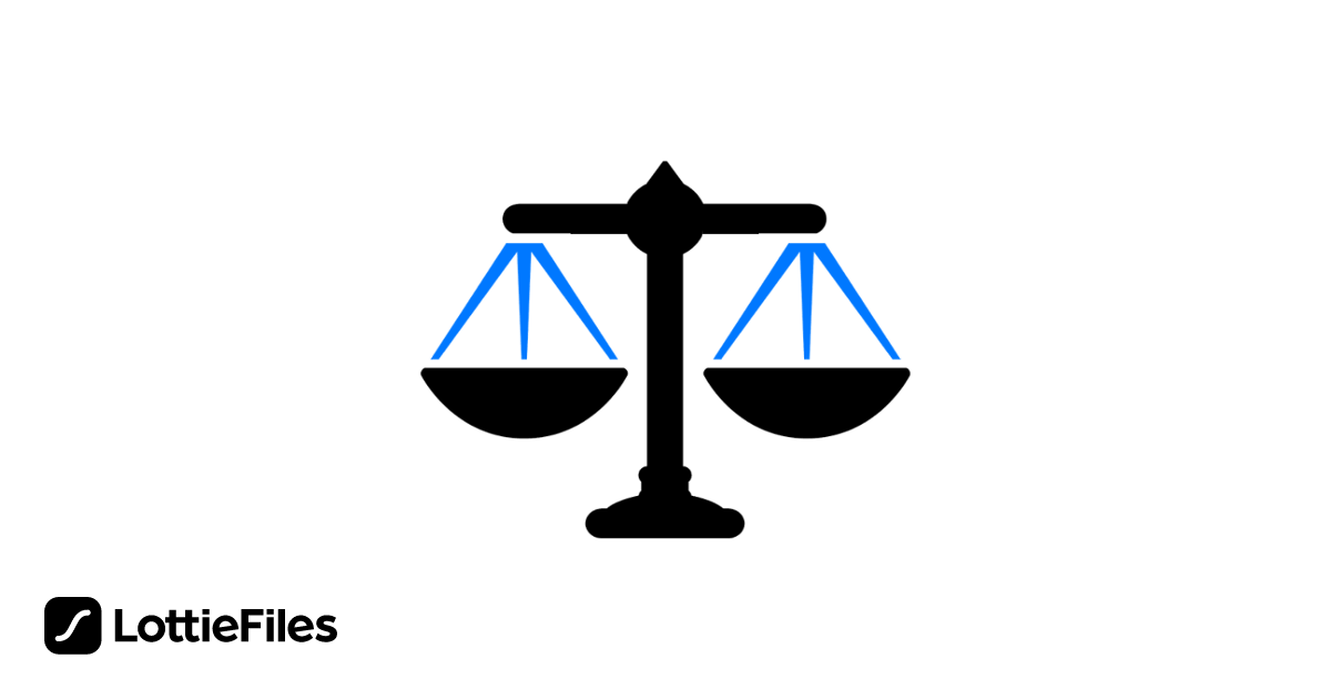 Free Law Balance Animation by RBR Digital | LottieFiles