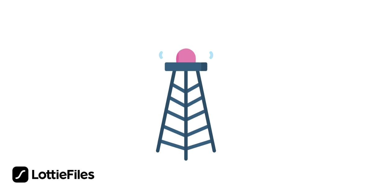 Free Tower with signal Animation by Dani Fachrudien | LottieFiles