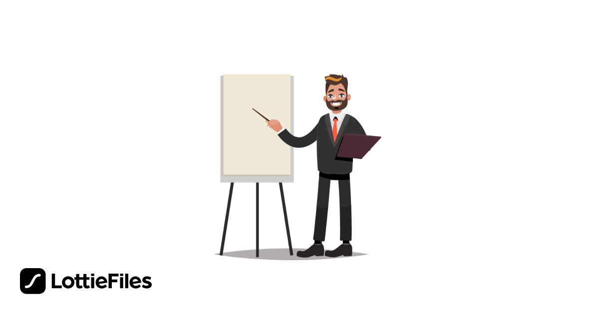 Free Profesor Animation by Esteban Gutierrez | LottieFiles