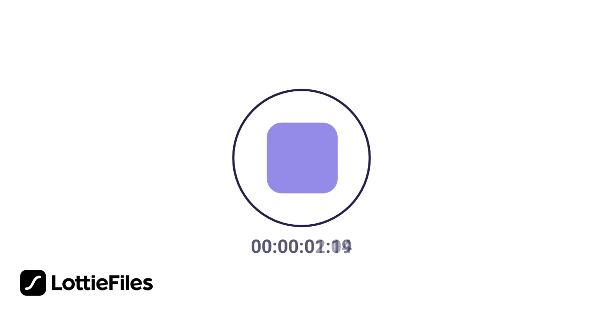 Animated Rec/Stop Button by Madalina Spoiala - LottieFiles