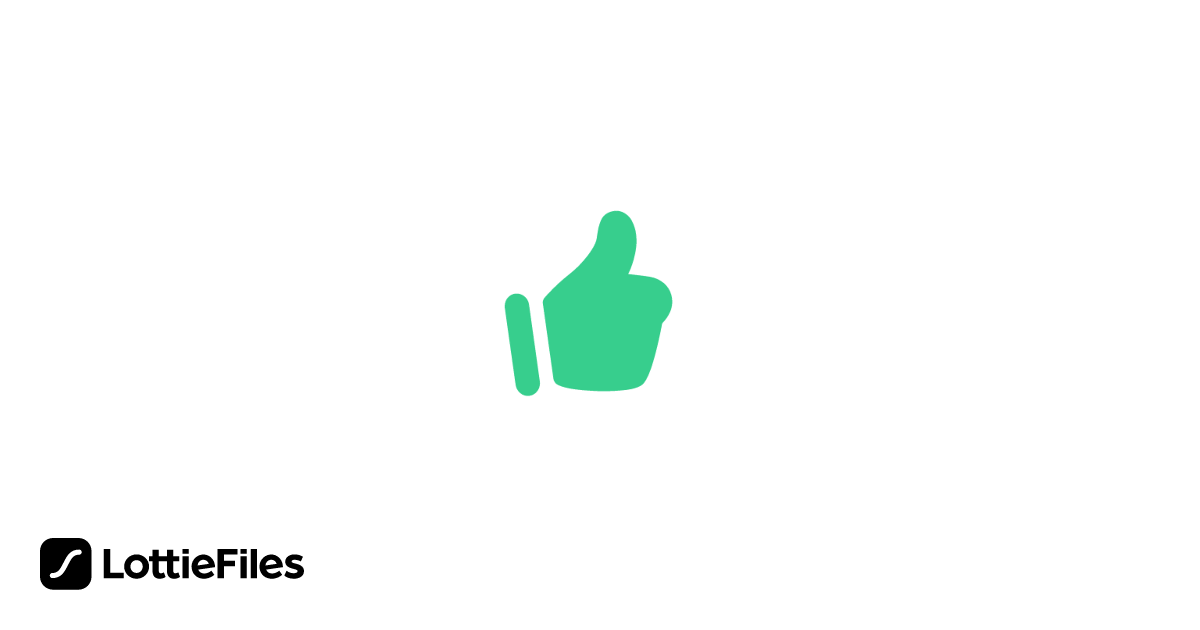Free Thumbs up Animation by nayas | LottieFiles