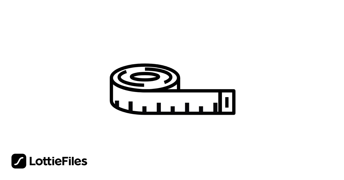 Free Tape measure Animation by Chris Gannon | LottieFiles