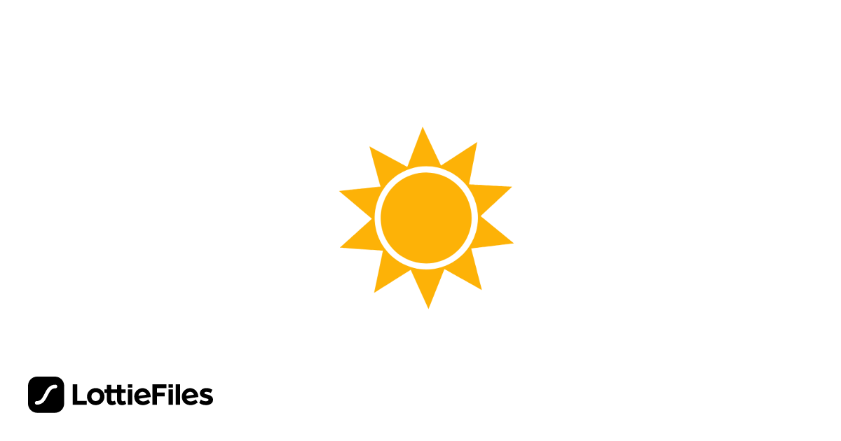Free Rotating Sun Loop Animation by Splash Animation | LottieFiles