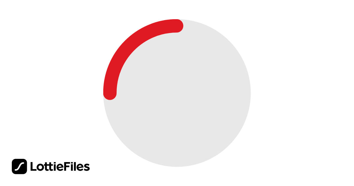 Mark Lamb의 무료 Indeterminate Circular Loader 애니메이션 | 로티파일