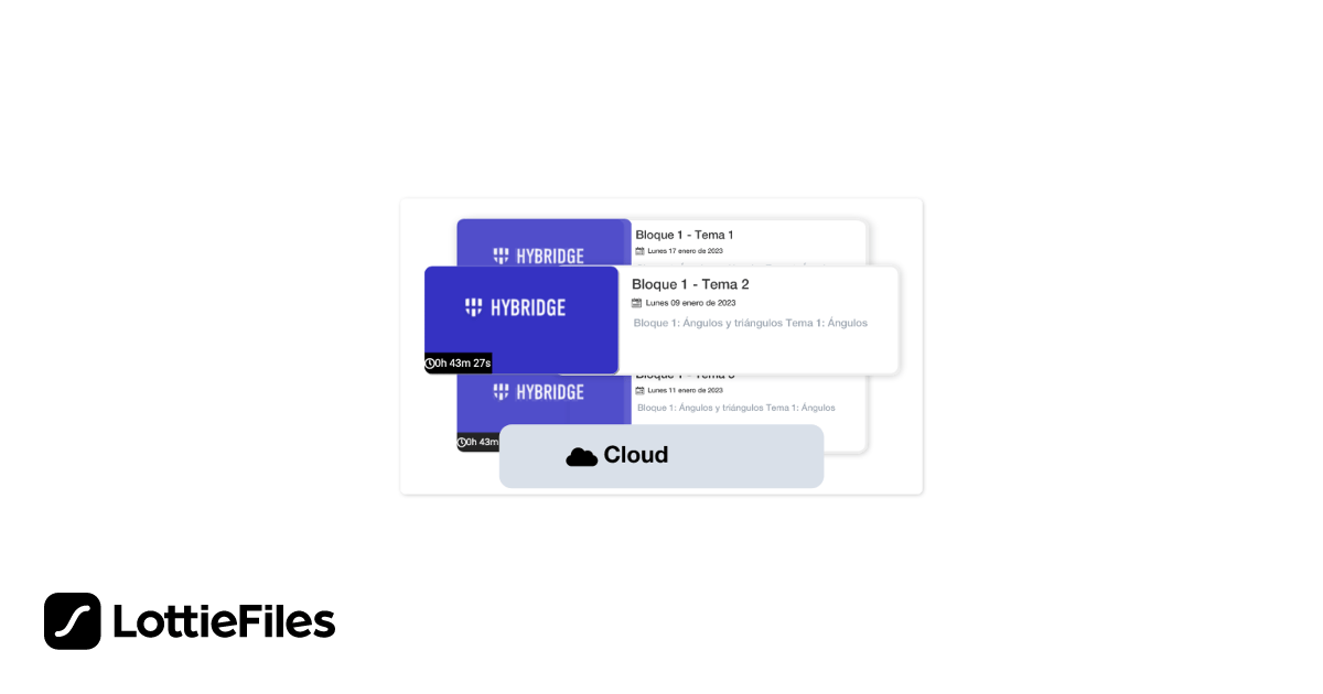 Free Cloud Animation by Abraham Bravo Pérez | LottieFiles