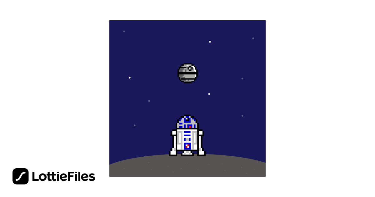 Free R2-D2 8-bit Animation by Yaamin Mohamed | LottieFiles