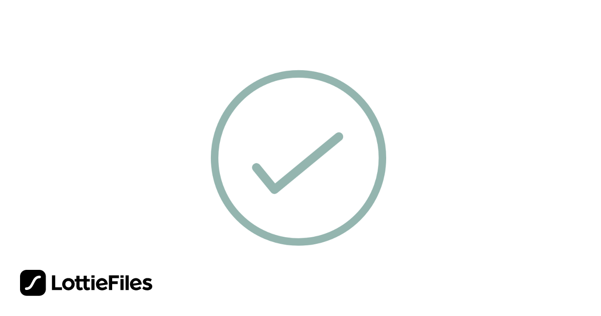 Free Circle Check Animation by Sikandar Ali | LottieFiles