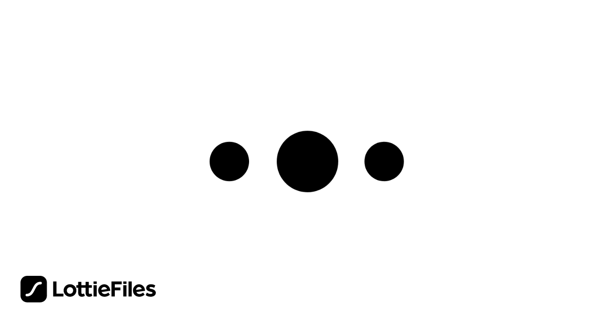 Free Loading Dots Animation by Bobby Pugh | LottieFiles