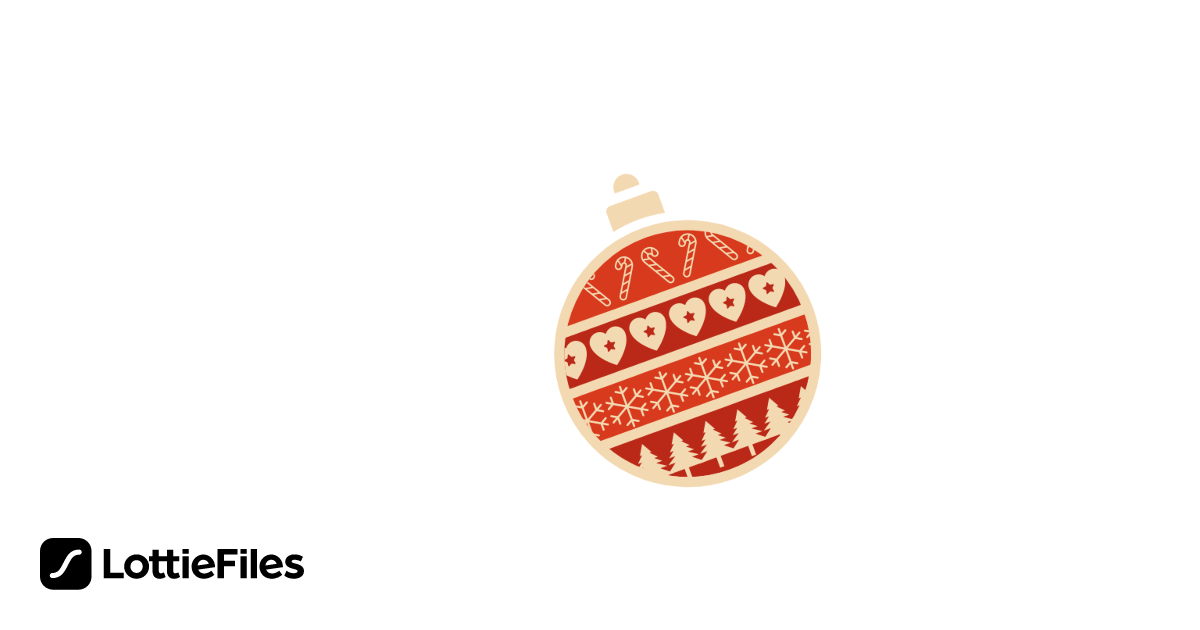 Free Christmas Bauble Animation by Chris Gannon | LottieFiles