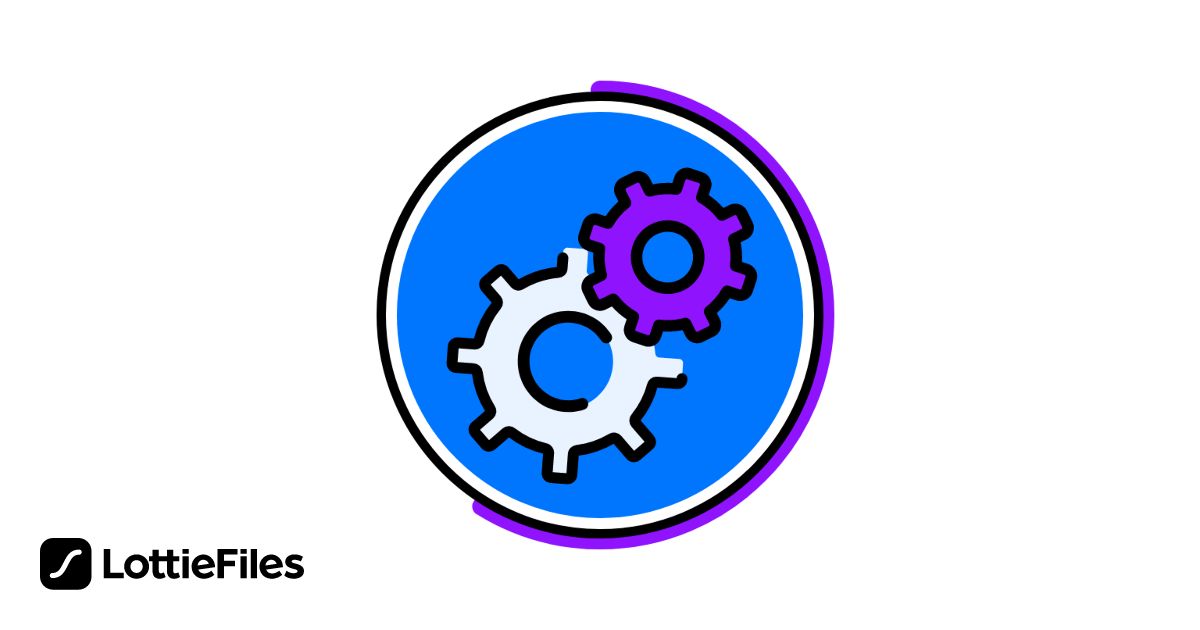 Free Gear loading Animation by Natanael | LottieFiles