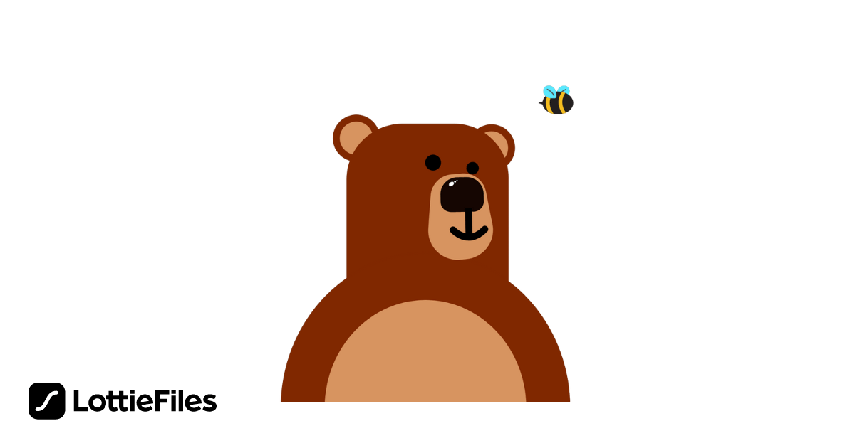 Free Brown Bear Animation by Bashir Ahmad | LottieFiles