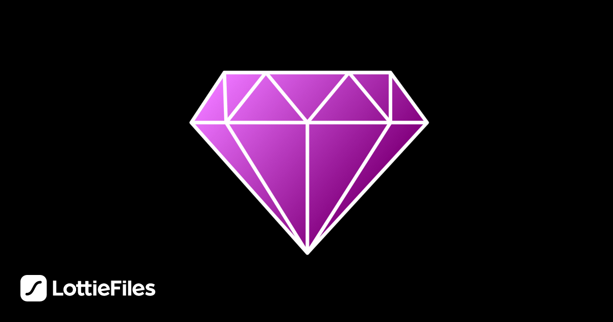 Free Rotating Diamond Animation by Mehran | LottieFiles