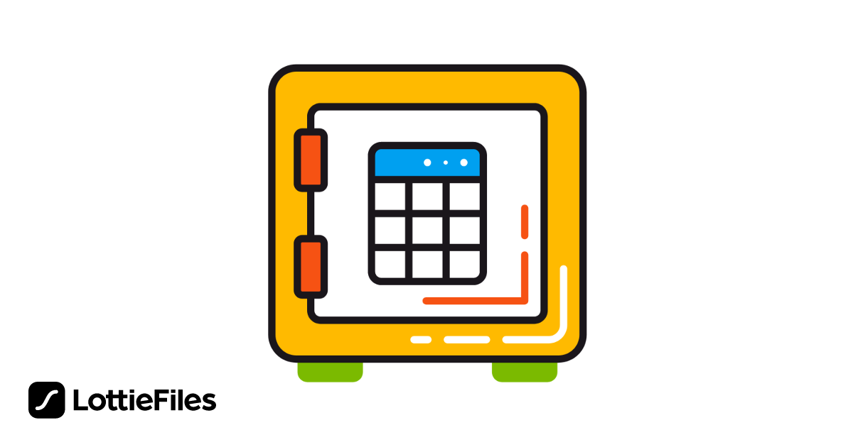 Free Safe Box animated icon Animation by Saddam Hussain | LottieFiles