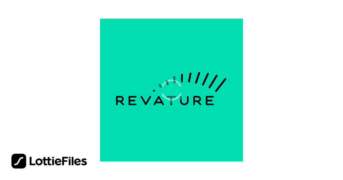 Revature logo Lottie JSON animation by LottieJSON - LottieFiles