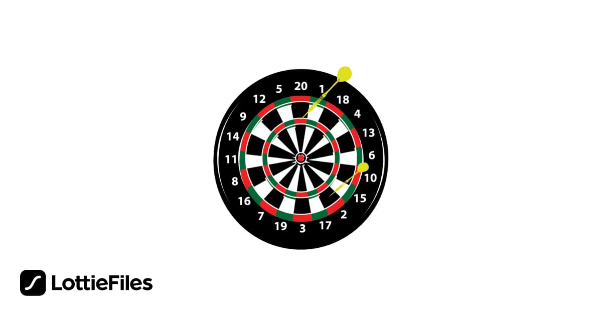 Free Dart Board Animation by George | LottieFiles Free Dart Board Animation by George | LottieFiles