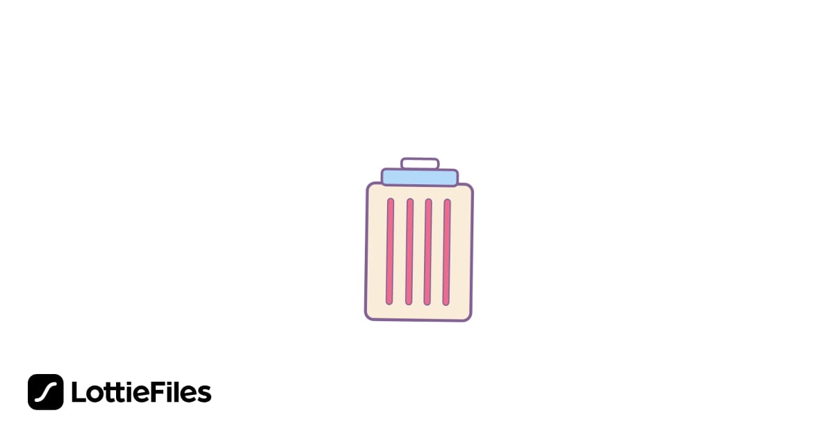 Free Trash Bin Animation by Brahmira | LottieFiles