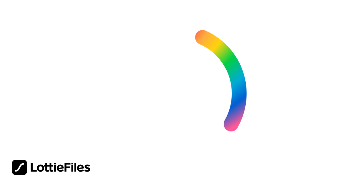Free Rainbow Loader Animation Animation by Lorelvis Estevez | LottieFiles