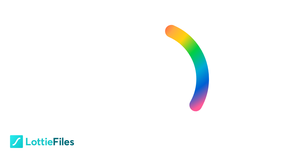 Rainbow Loader Animation on LottieFiles. Free Lottie Animation