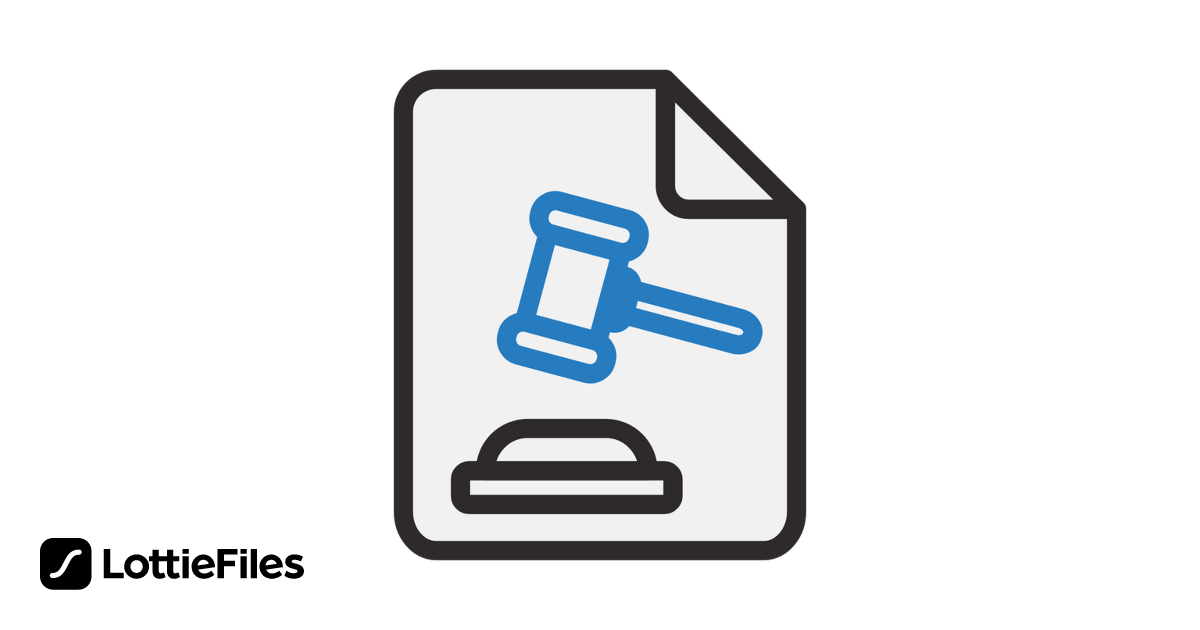 Free LAW FILE Animation by BEARicons | LottieFiles