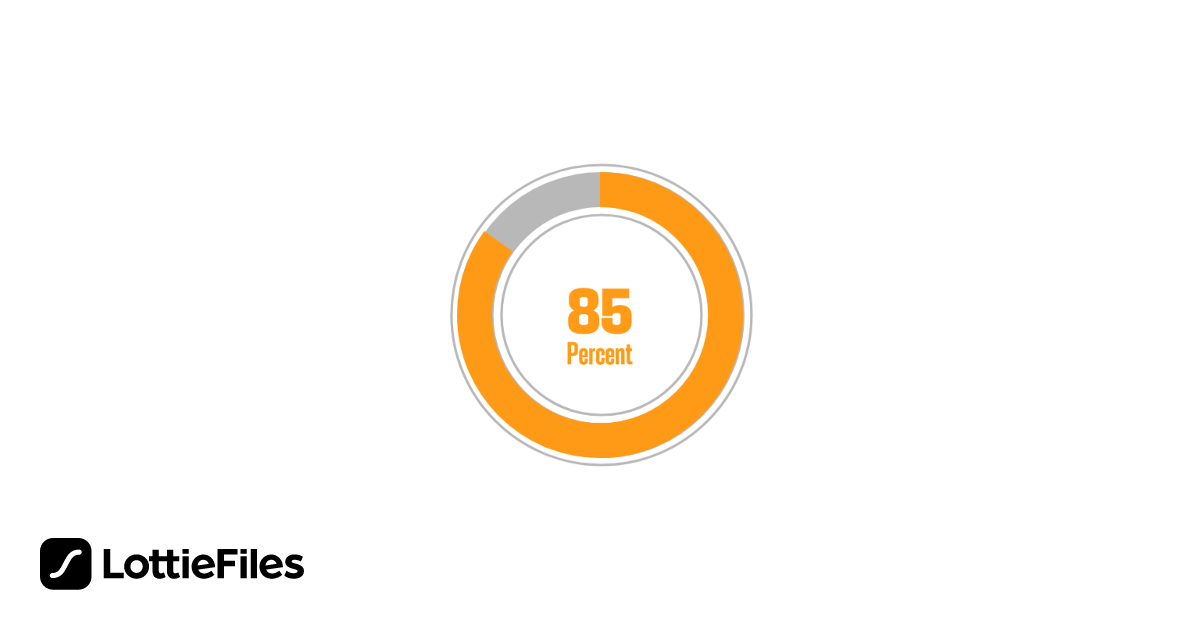 Free Infographic percentage Animation by Bikash | LottieFiles