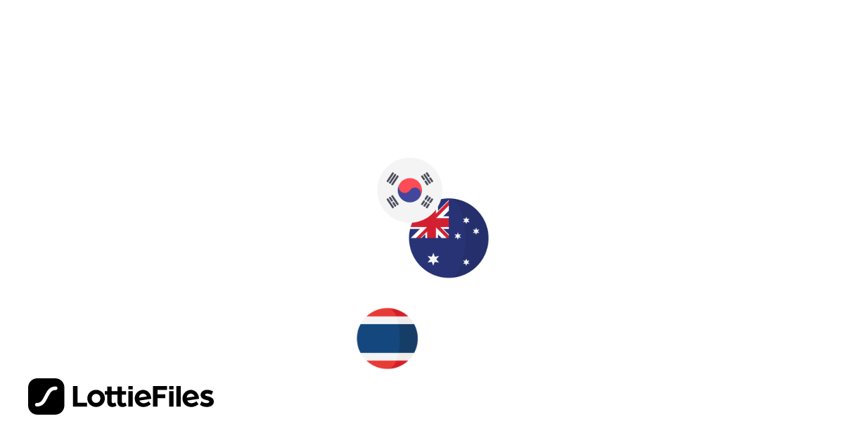 Free Floating Countries Animation by jessie lee | LottieFiles