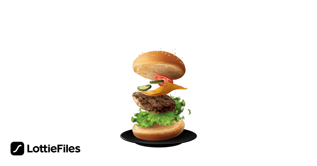 Free Burger Hamburger Fast Food Restaurant Animation by osama Tech ...