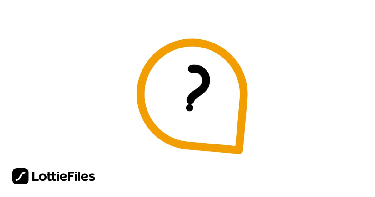 Free question Animation by Canon UIUX | LottieFiles