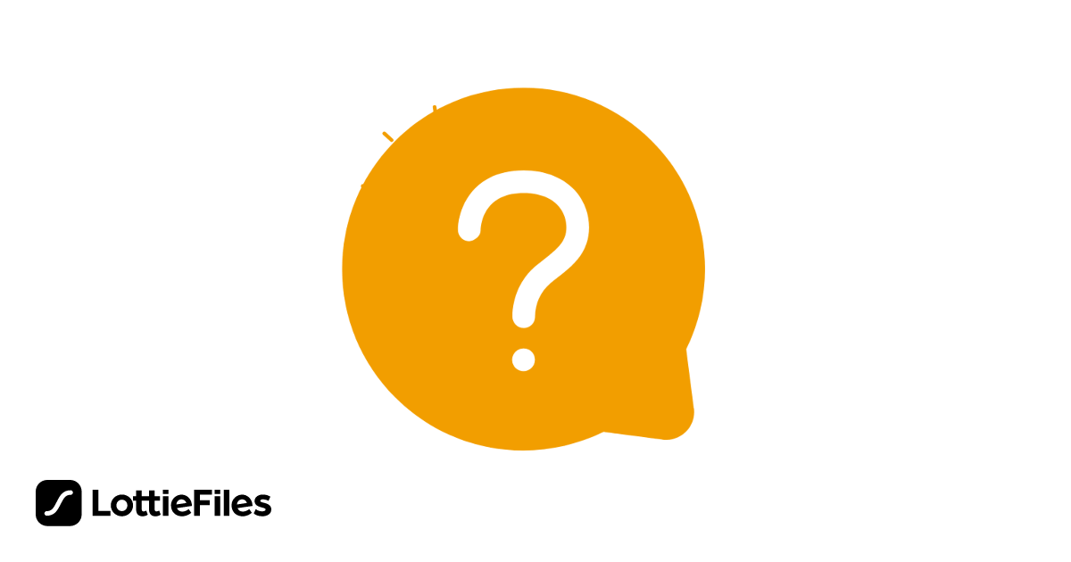 Free question Animation by Canon UIUX | LottieFiles