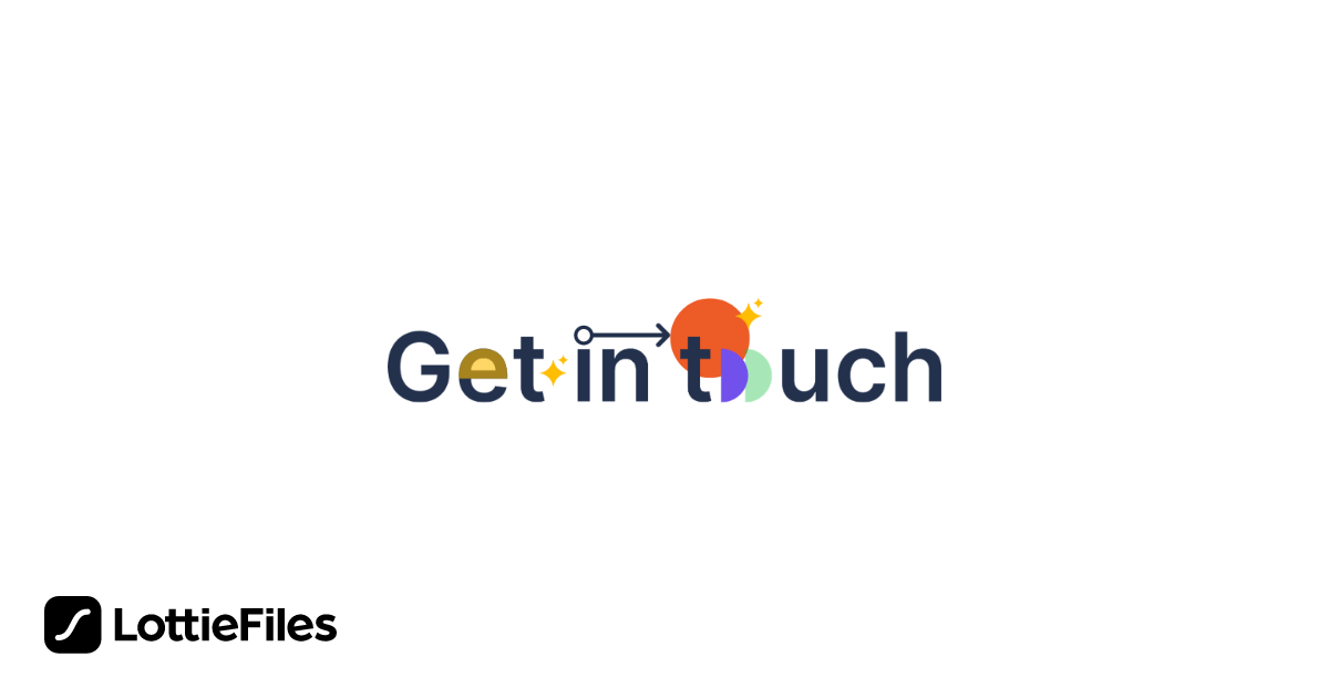 Free Get in touch Animation by Dhananjay Garg | LottieFiles