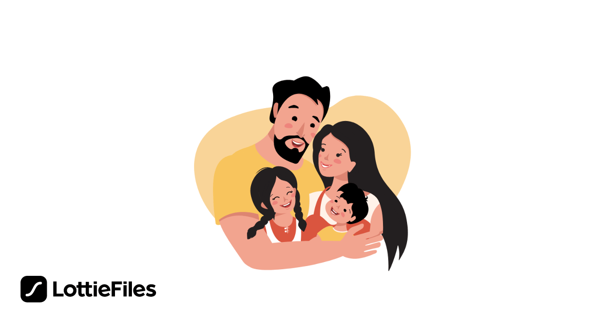 Free family hug Animation by CarynTan | LottieFiles