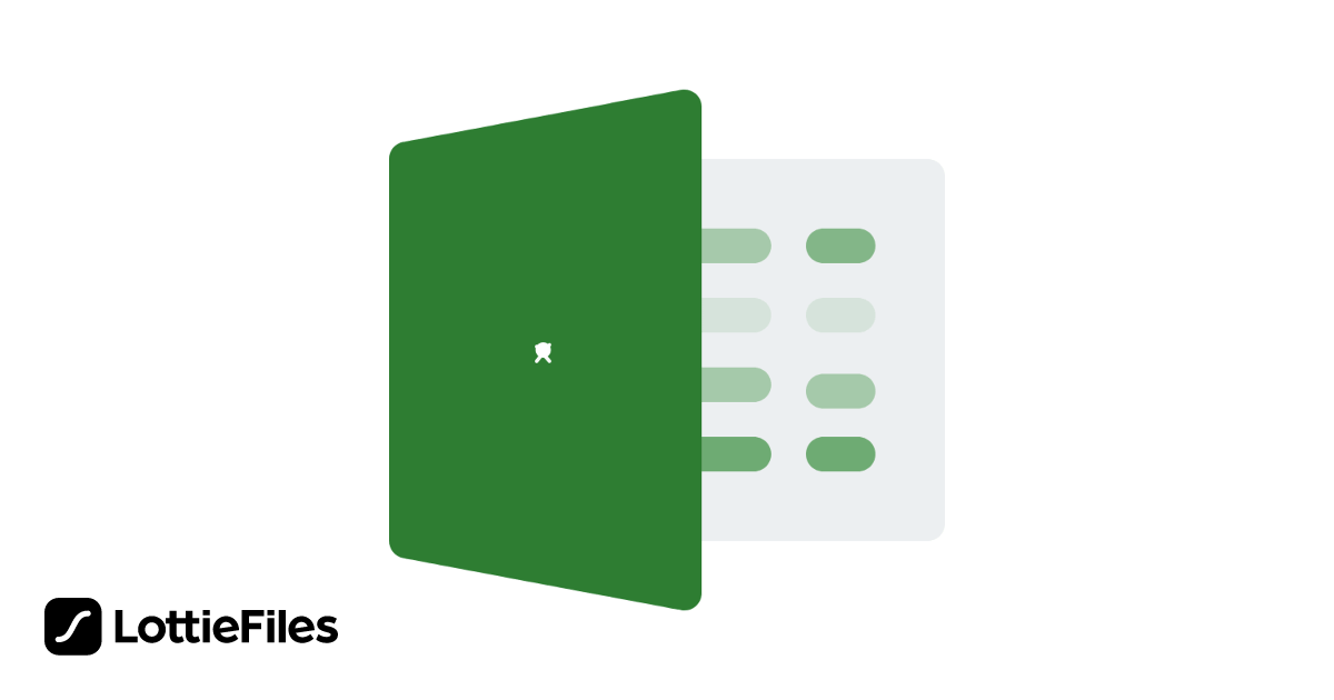 Free Excel Animation by Hashim sultan | LottieFiles