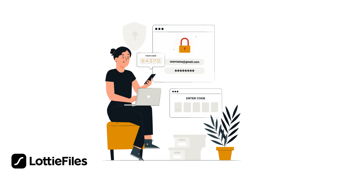 Free Login verification Animation by RS RIAD | LottieFiles