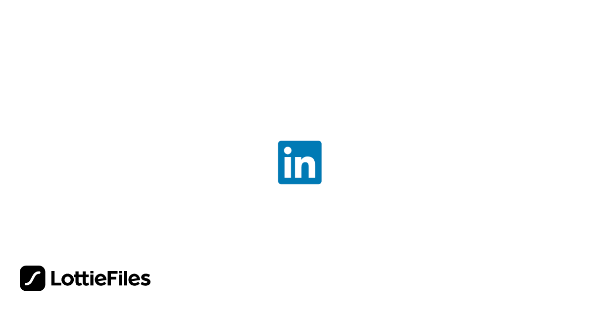 Free LinkedIn social media icon animated Animation by Pathange Balaji ...