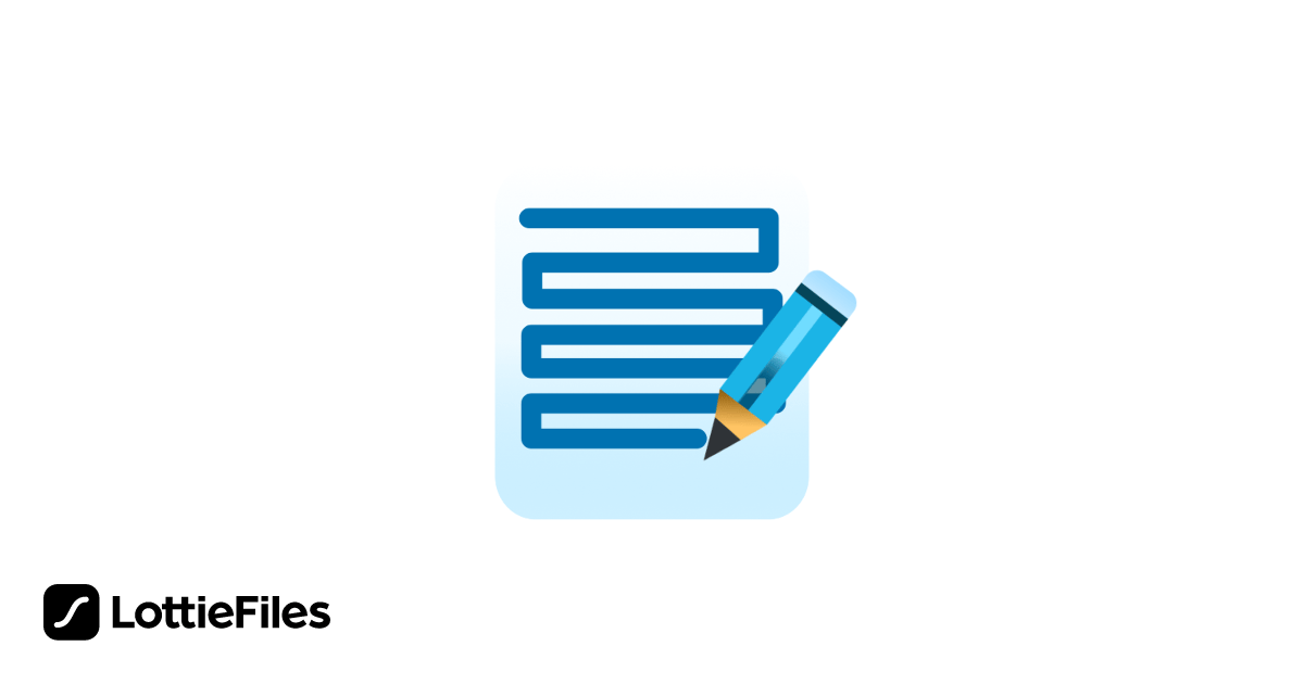 Free Note taking assignment writing and pen animation Animation by ...