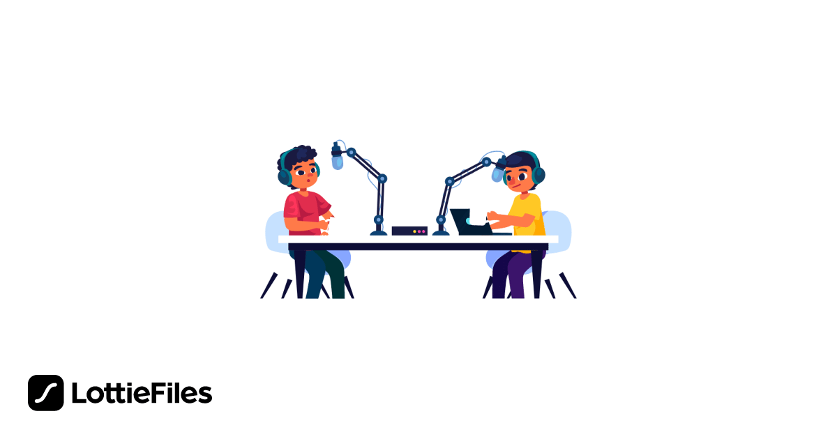 Free Tanager boy talk show studio podcast Animation by Abdul Latif ...