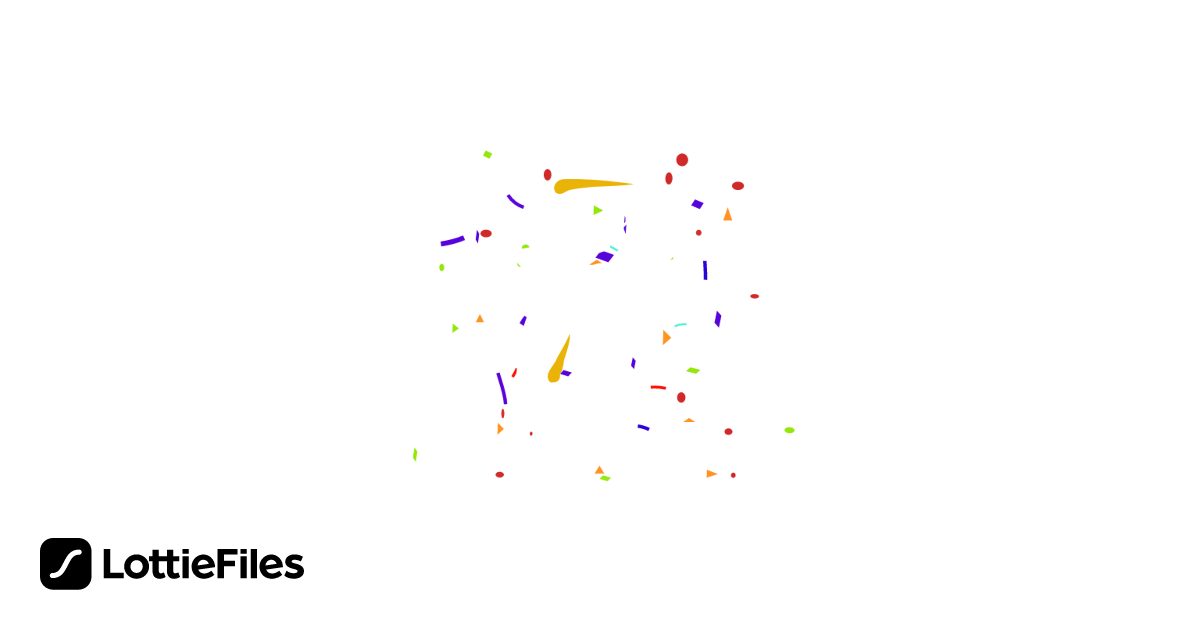 Free confetti thank you vibrant Animation by Freddy | LottieFiles