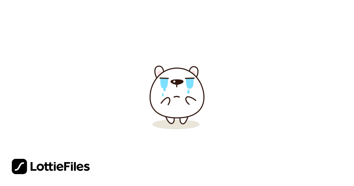 Free Kawaii animals crying Animation by Abdul Latif | LottieFiles