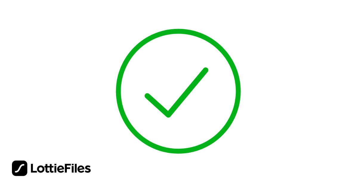 Free Check Animation Animation by Cristina Guedes | LottieFiles