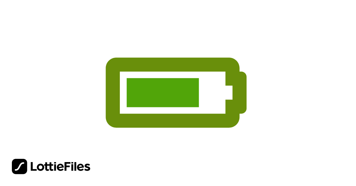 Free Battery Charge Animation by Rafa Marques | LottieFiles