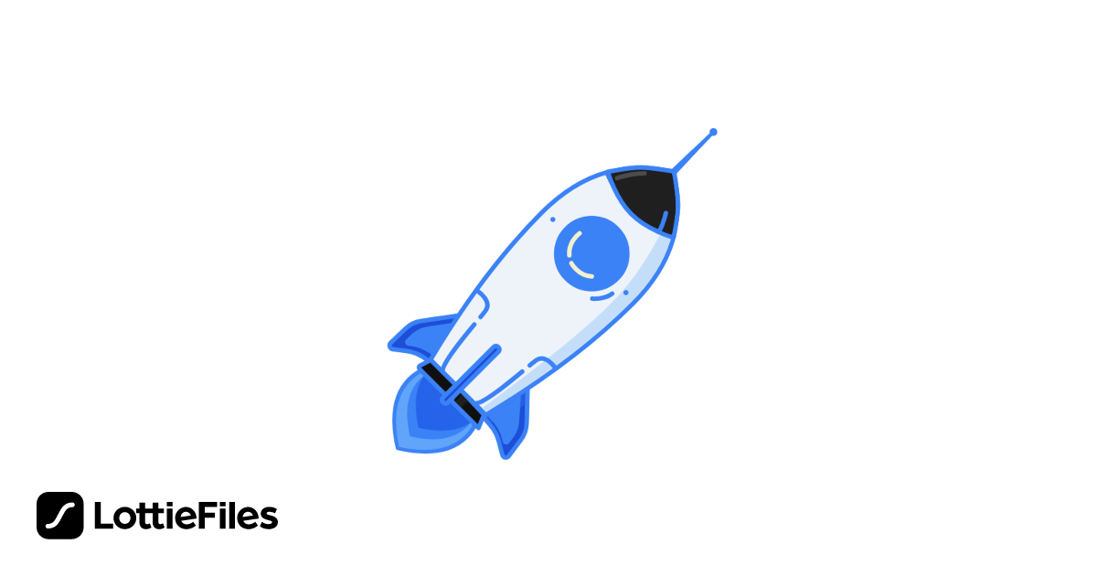 Free Rocket Animation Tailwind Blue Animation by Jiaul sk | LottieFiles