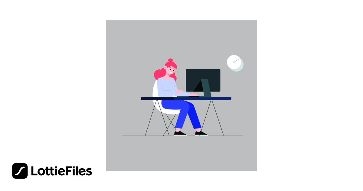 Free Woking Woman Animation by Kunbi Abiodun | LottieFiles